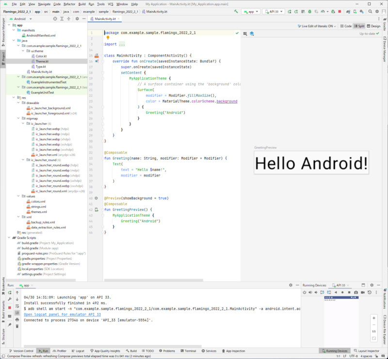 Jetpack Composeプロジェクトの理解 | Y_SUZUKI's Android Log