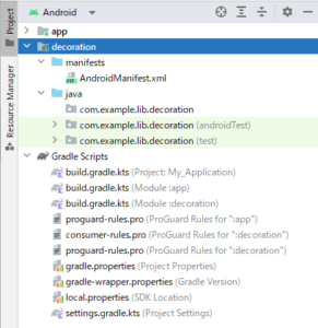 Module Libraryの構築と参照（Giraffe編） | Y_SUZUKI's Android Log