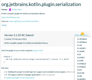 Kotlin serializationでJSONをパース | Y_SUZUKI's Android Log